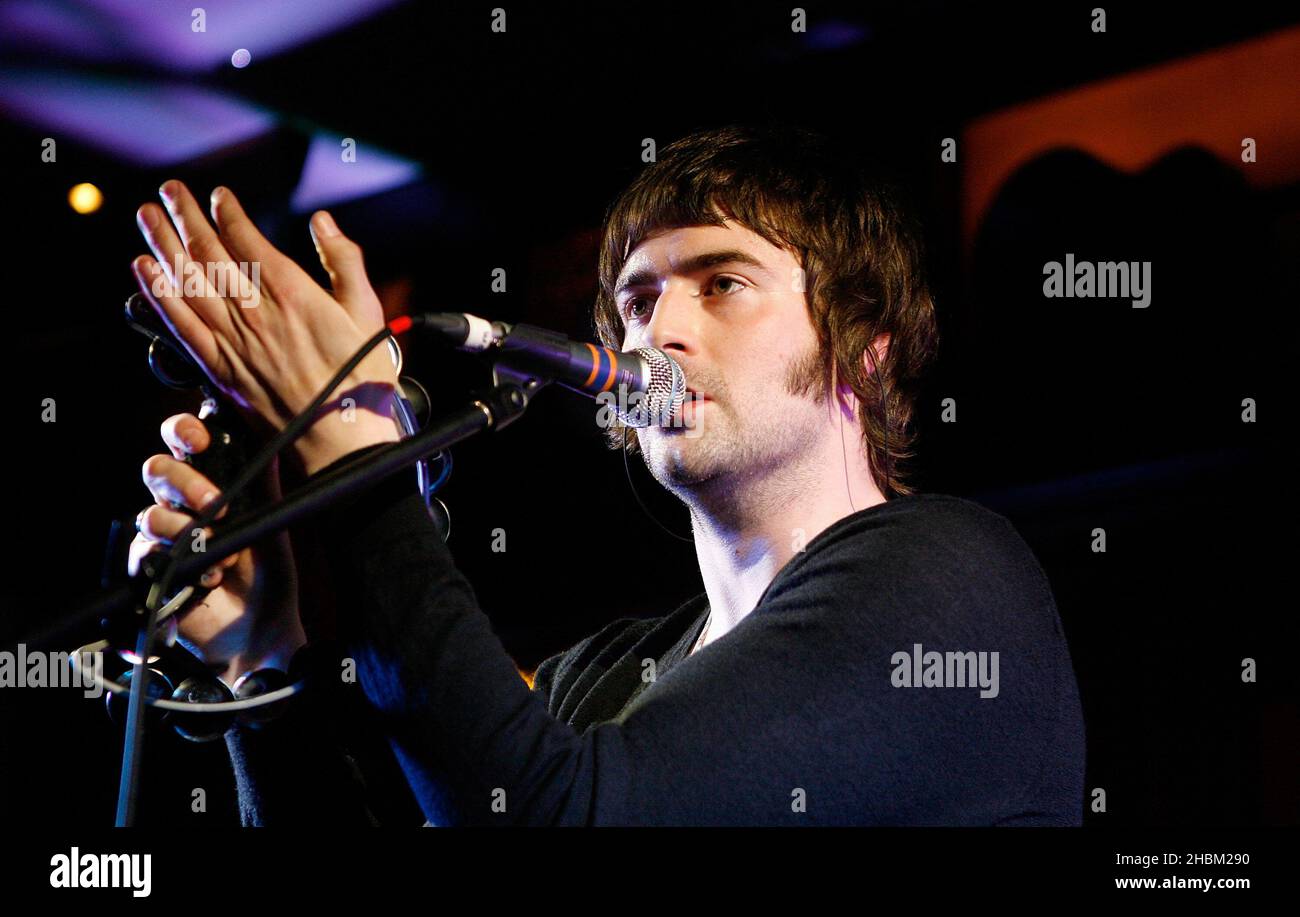 Liam Fray of The Courteeners performs at the Hard Rock Cafe, London ...