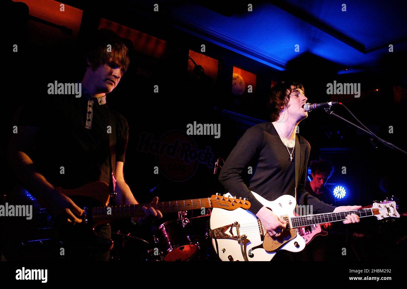 Liam Fray of The Courteeners performs at the Hard Rock Cafe, London ...