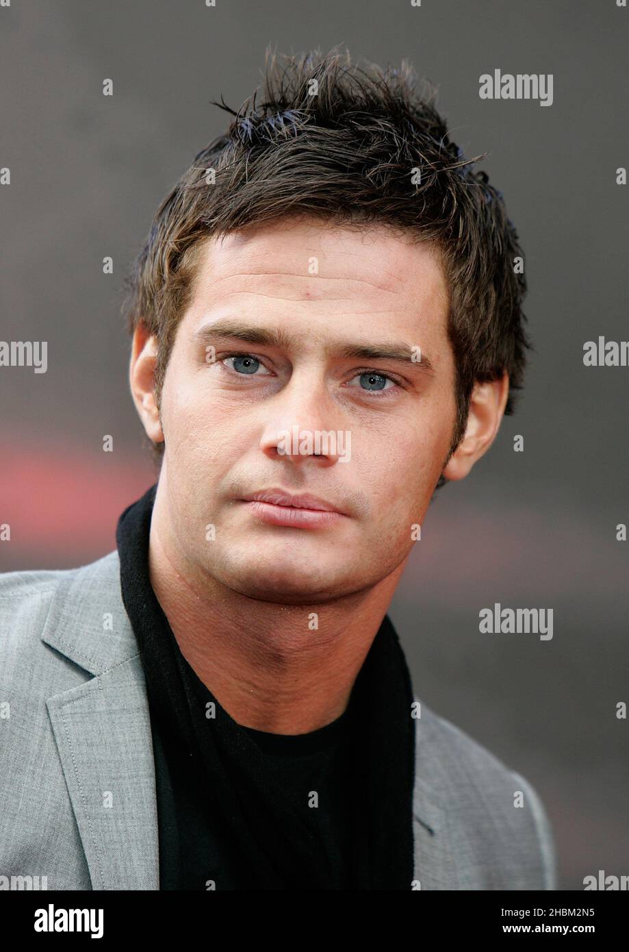 Danny Young arrives for an 'Audience with Michael Buble' at the London ...