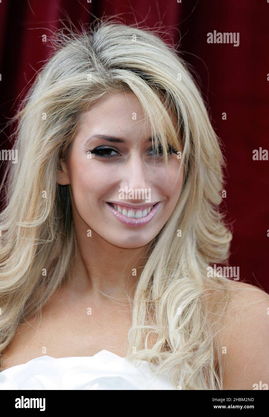 Stacey Solomon arrives for an 'Audience with Michael Buble' at the London Studios, in central ...