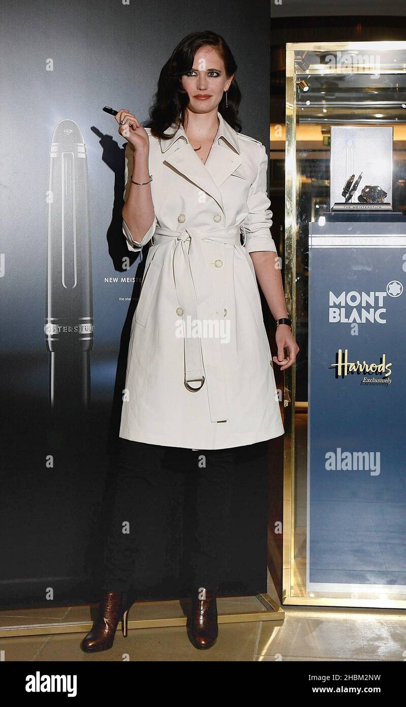 Eva Green celebrates the Exclusive Launch of the Montblanc Meisterstuck ...