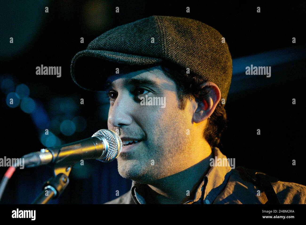 Joshua Radin performs at the Hard Rock Cafe on Oxford Street in London ...
