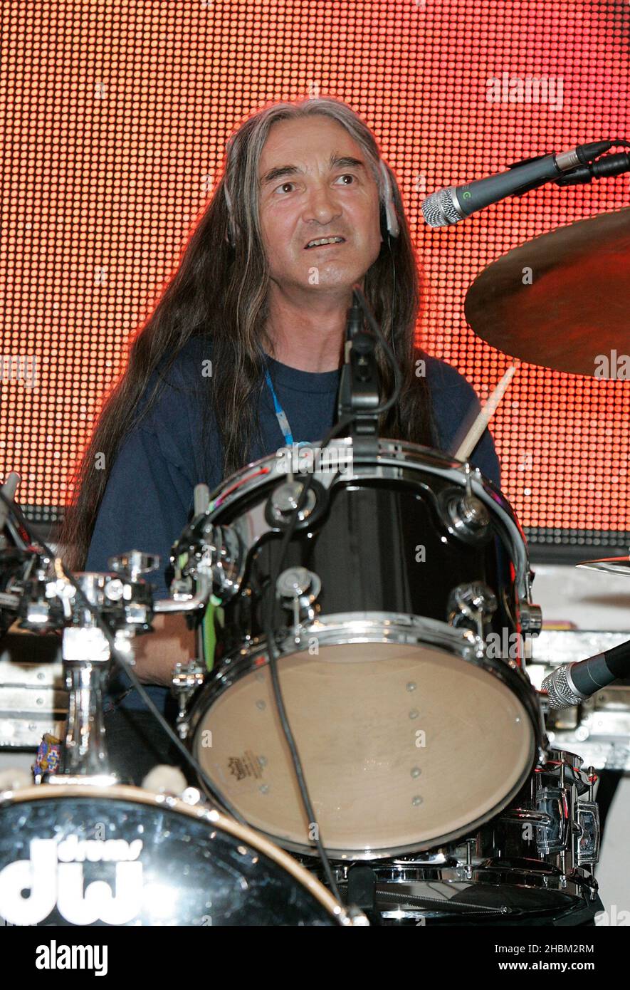 Richard Chadwick of Hawkwind performs at launch of The MOJO Honours ...