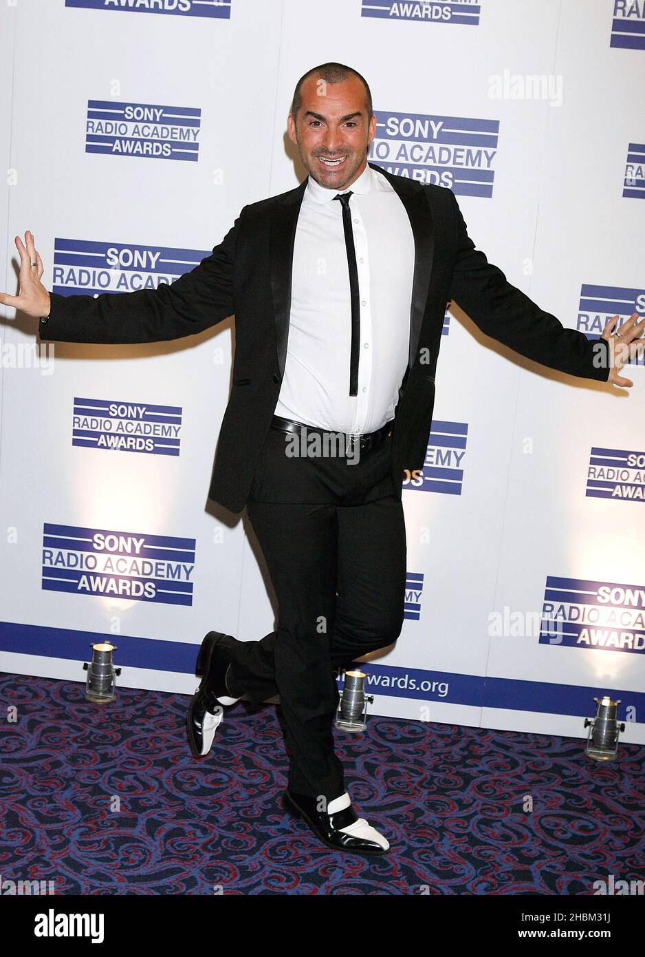 Louie Spence arrives at the Sony Radio Awards at the Grosvenor House ...