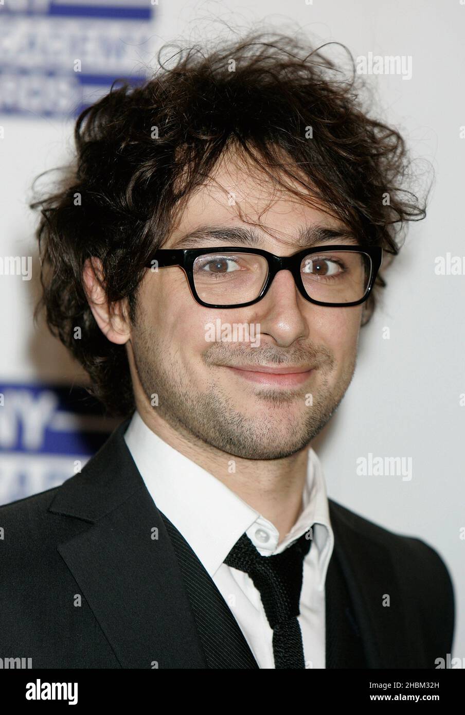 Alex Zane arrives at the Sony Radio Awards at the Grosvenor House Hotel ...