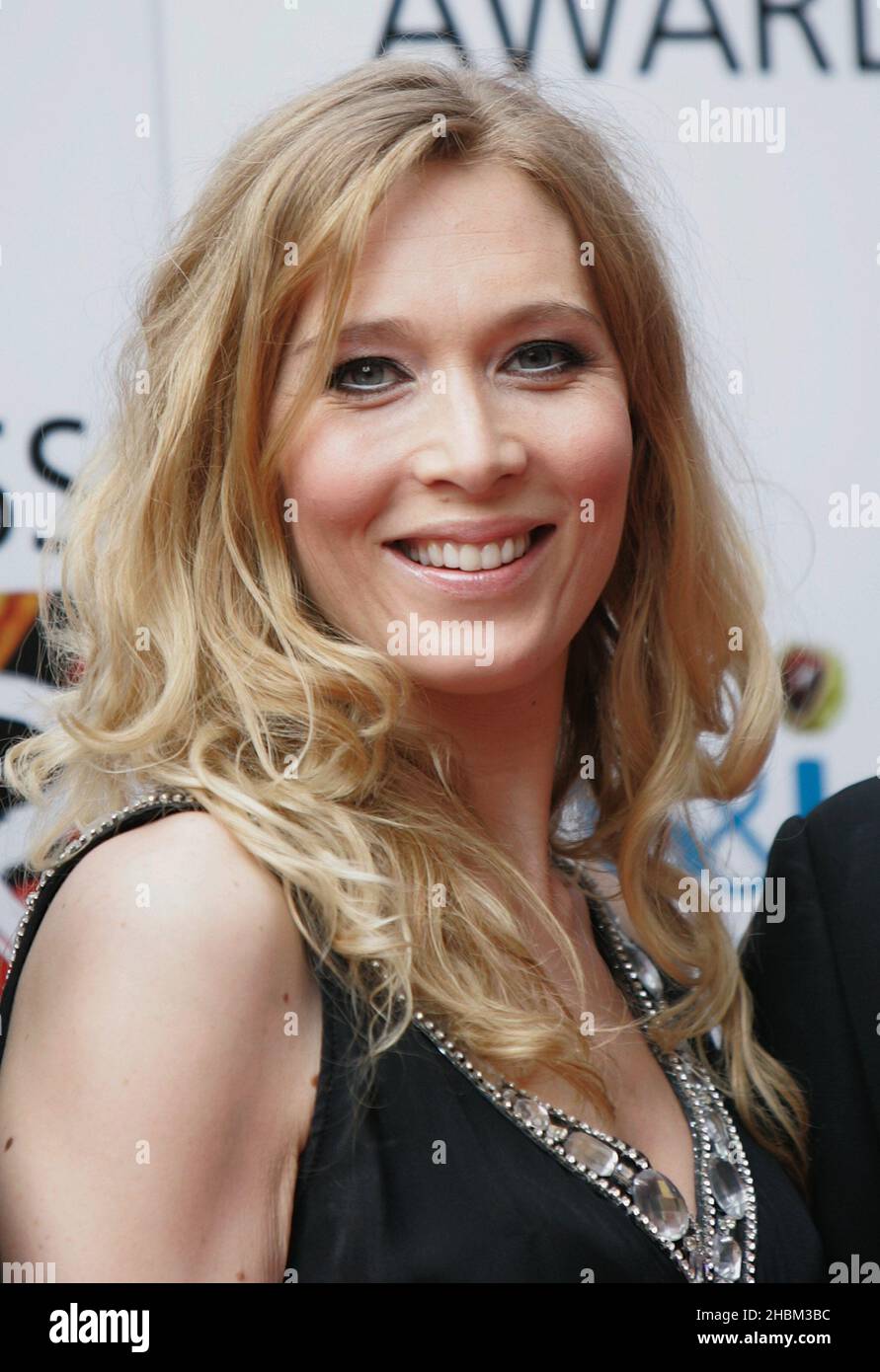 Natasha Marsh arrives at the Classical Brit Awards at the Royal Albert ...