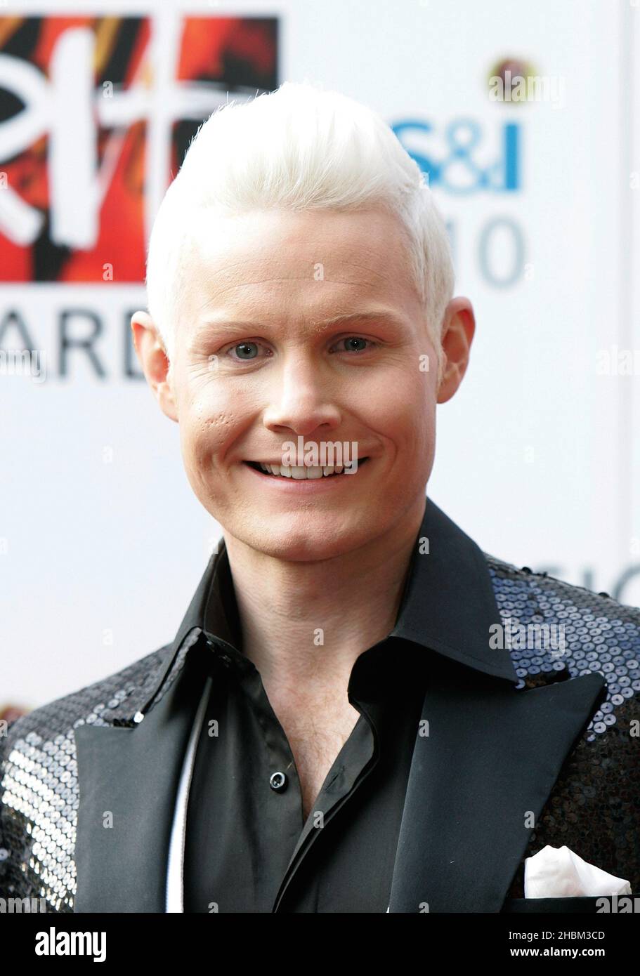 Rhydian arrives at the Classical Brit Awards at the Royal Albert Hall ...