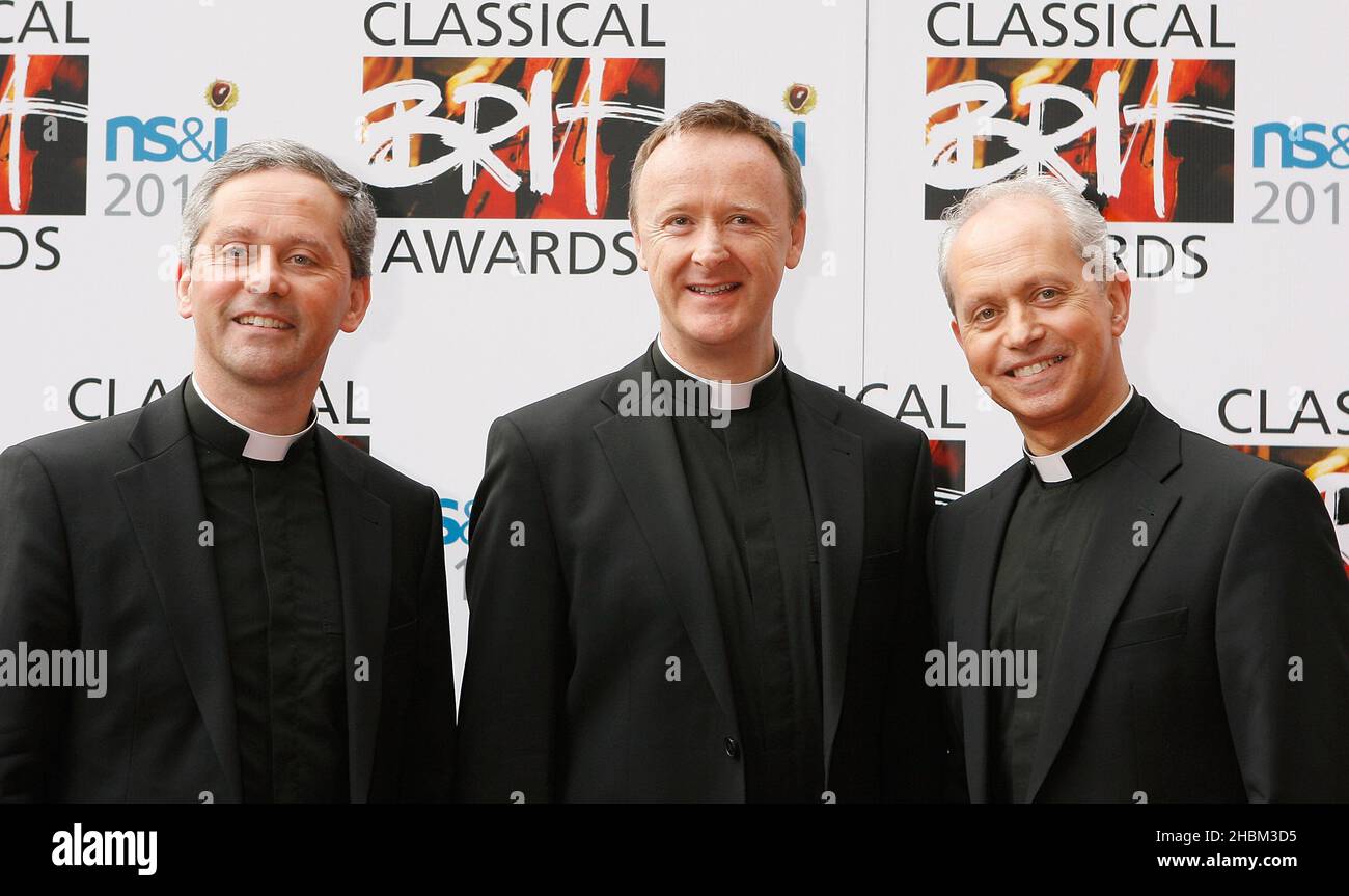 The Priests (left to right) Father Martin O'Hagan, Father David Delargy ...