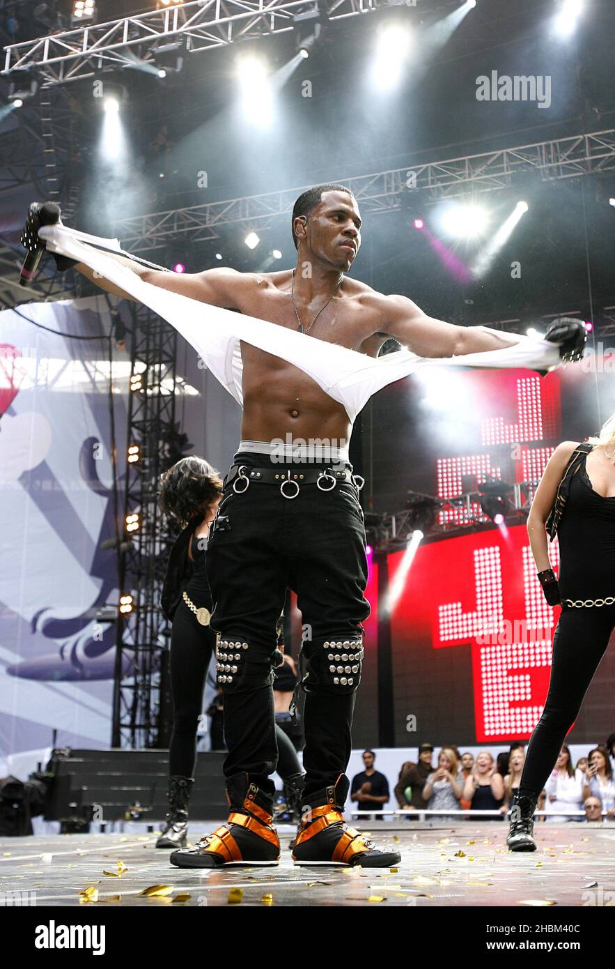 Jason Derulo on stage during the Capital FM Summertime Ball at Wembley ...