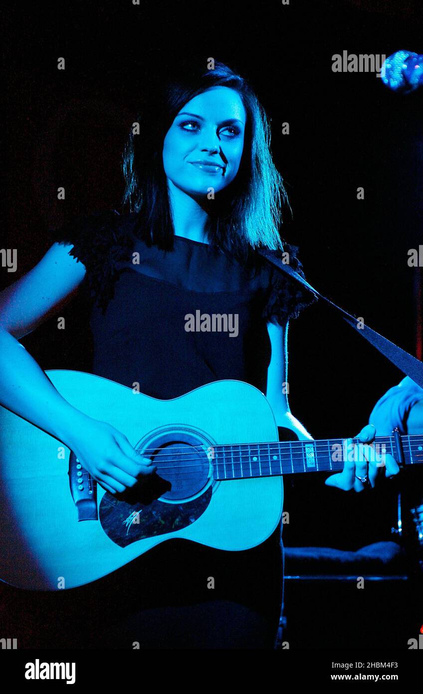 Amy macdonald performs at the hard rock cafe in london hi-res stock ...