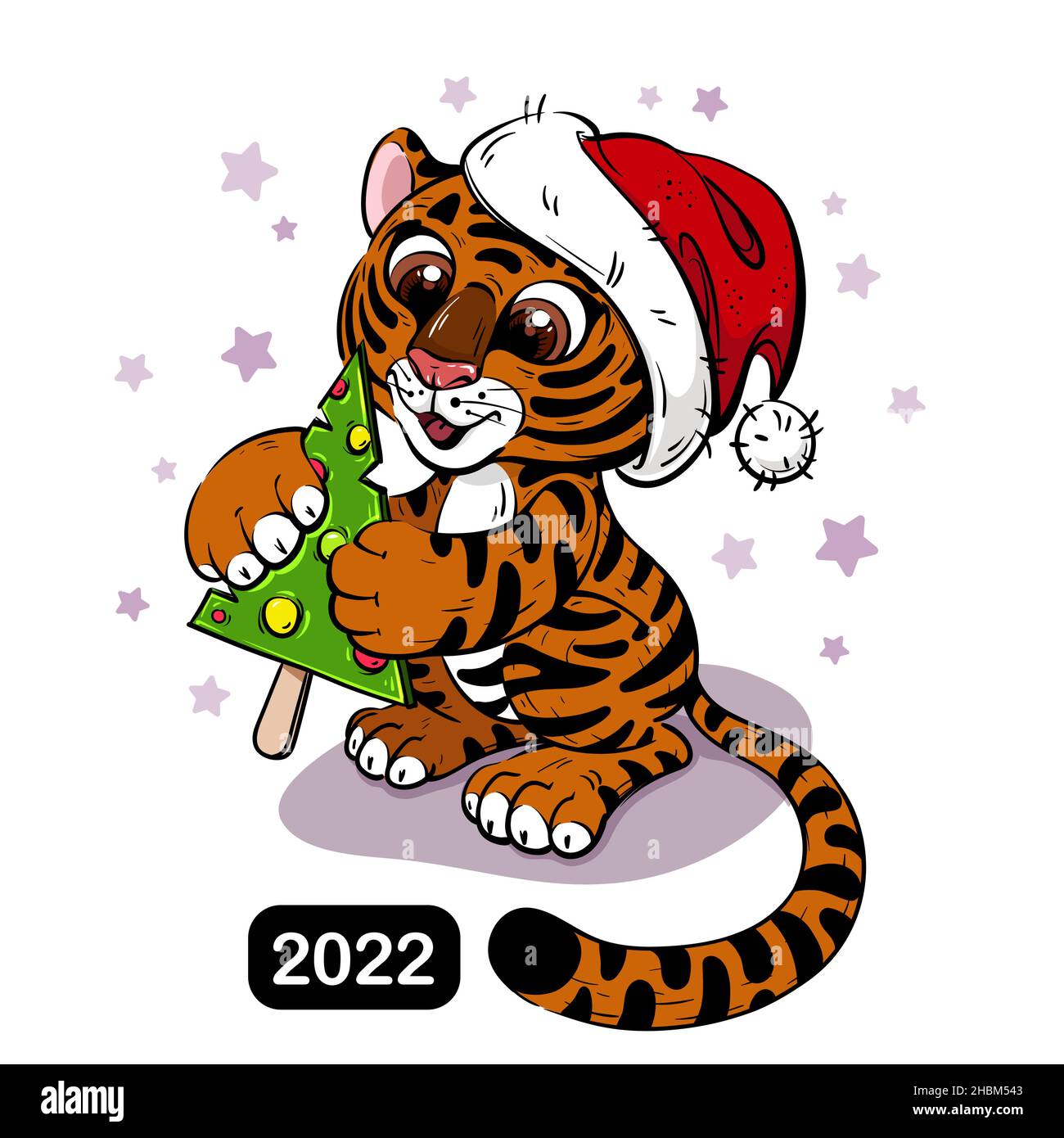 Striped lollipop in cartoon Cut Out Stock Images & Pictures - Alamy