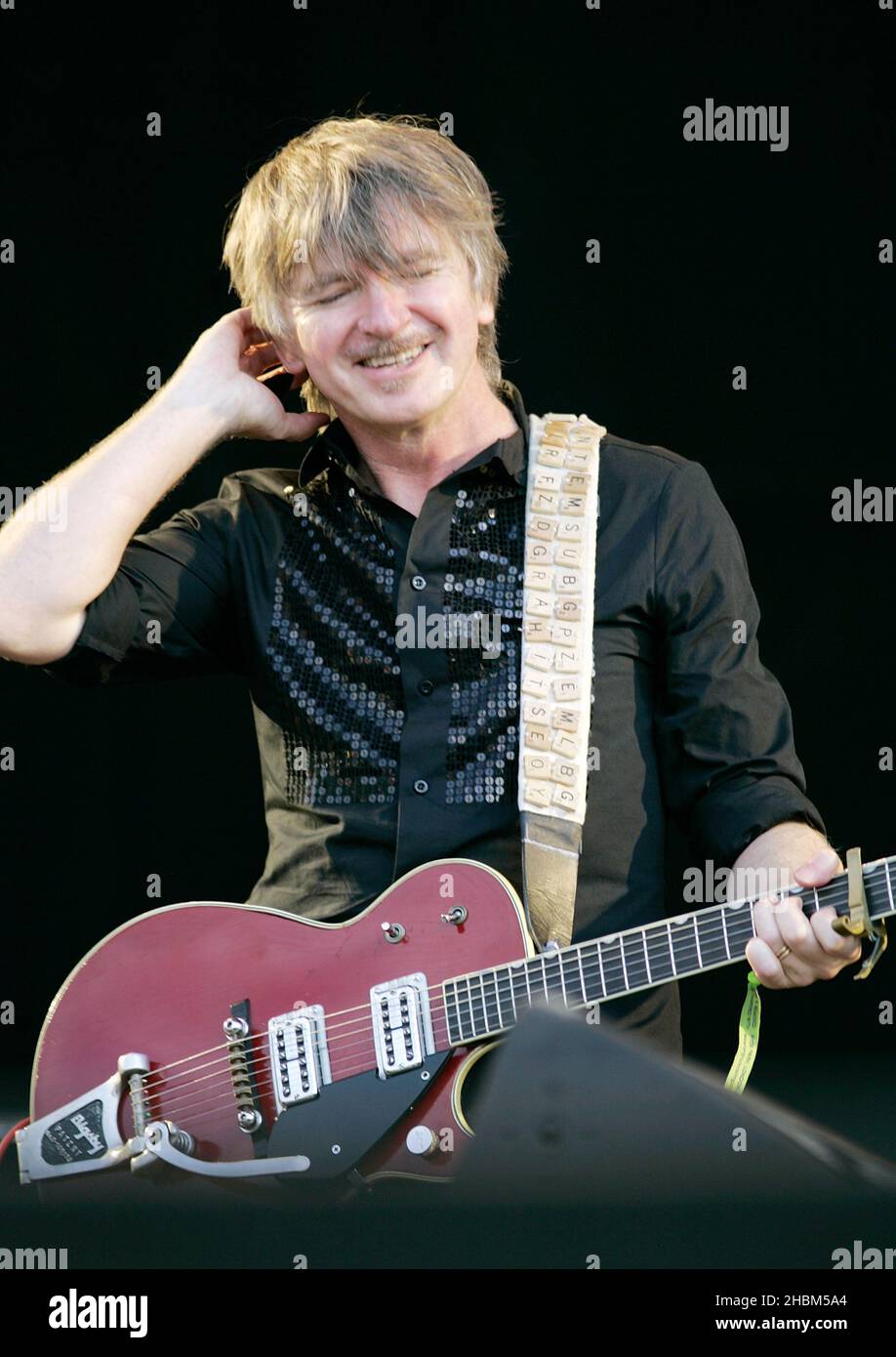 Neil Finn of Crowded House performs on stage at the Hard Rock Calling ... Neil Finn of Crowded House performs on stage at the Hard Rock Calling ...