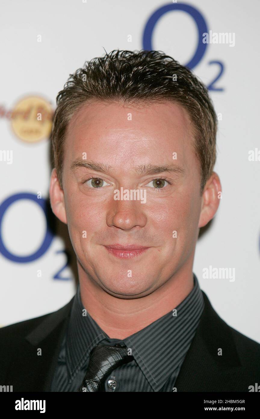Russell Watson arrives at the Silver Cleff Awards at the Hilton Hotel ...