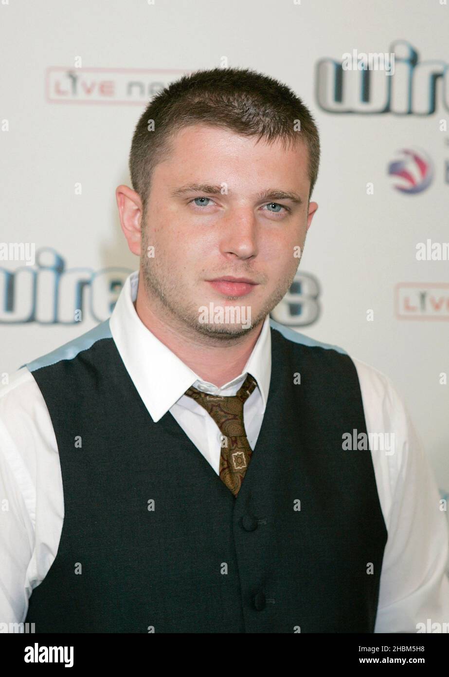Plan B poses backstage at the Wireless Festival,Hyde Park,London Stock ...