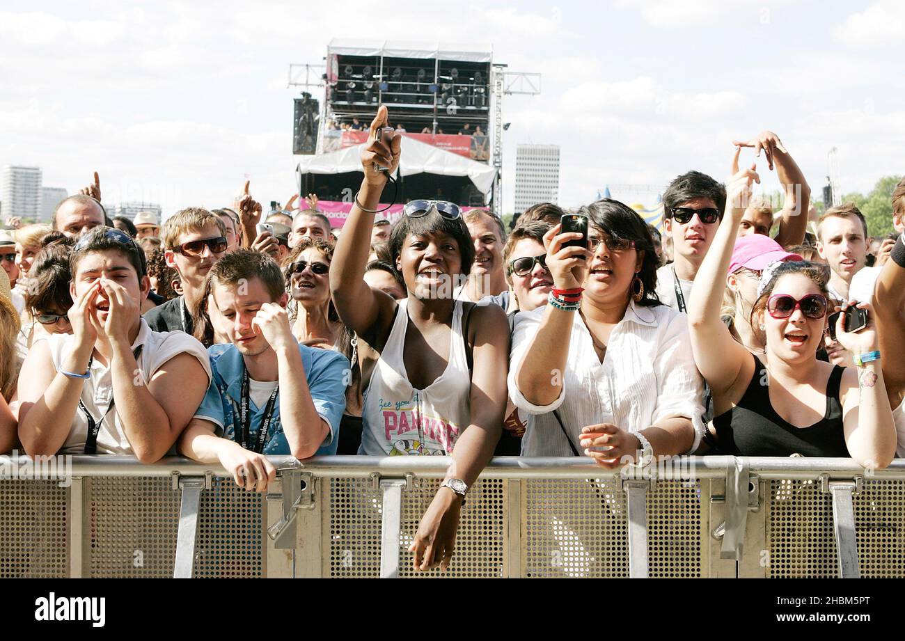 Crowd at the Wireless Festival,Saturday in London Stock Photo - Alamy