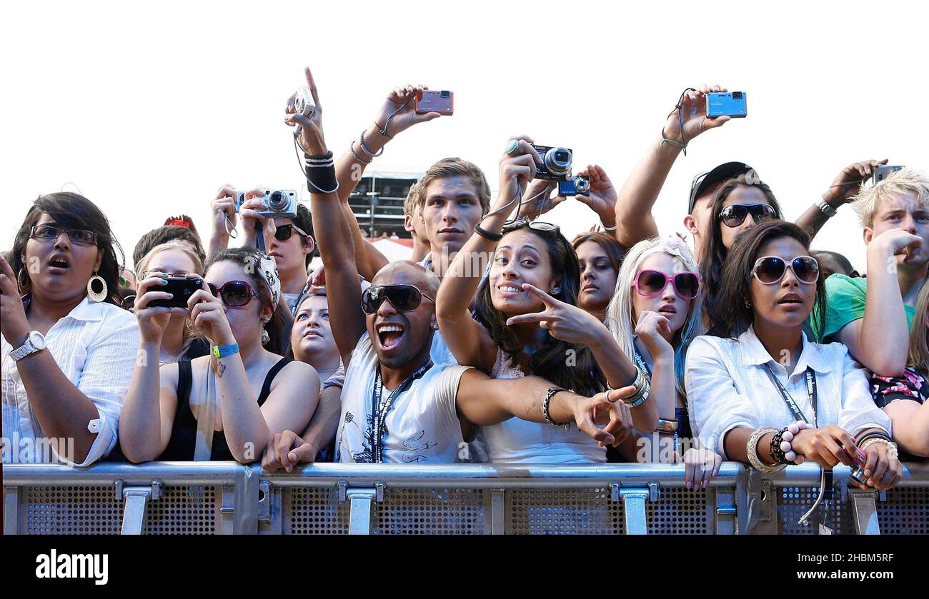 Crowd at the Wireless Festival,Saturday in London Stock Photo - Alamy