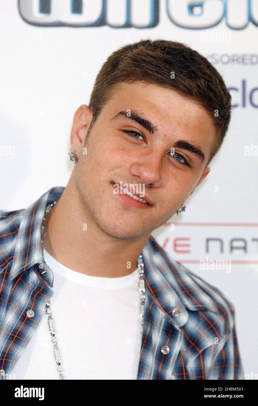 Fugative poses backstage at the Wireless Festival held at Hyde Park in ...