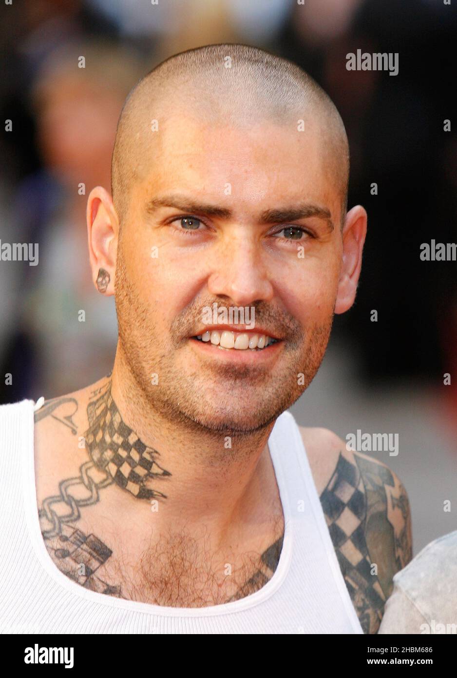 Shane Lynch of Boyzone arrives at the Knight and Day Premiere at The Odeon Cinema in Leicester ...