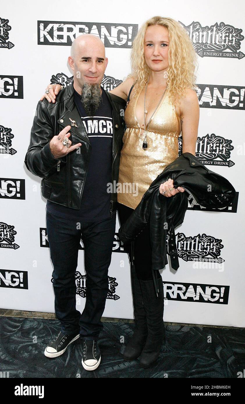 Scott Ian of Anthrax at The Relentless Energy Drink Kerrang! Awards at ...