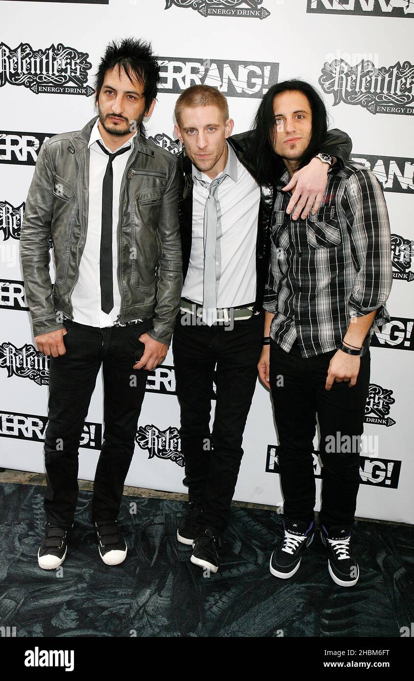 'Madina Lake at the The Relentless Energy Drink Kerrang! Awards at The ...