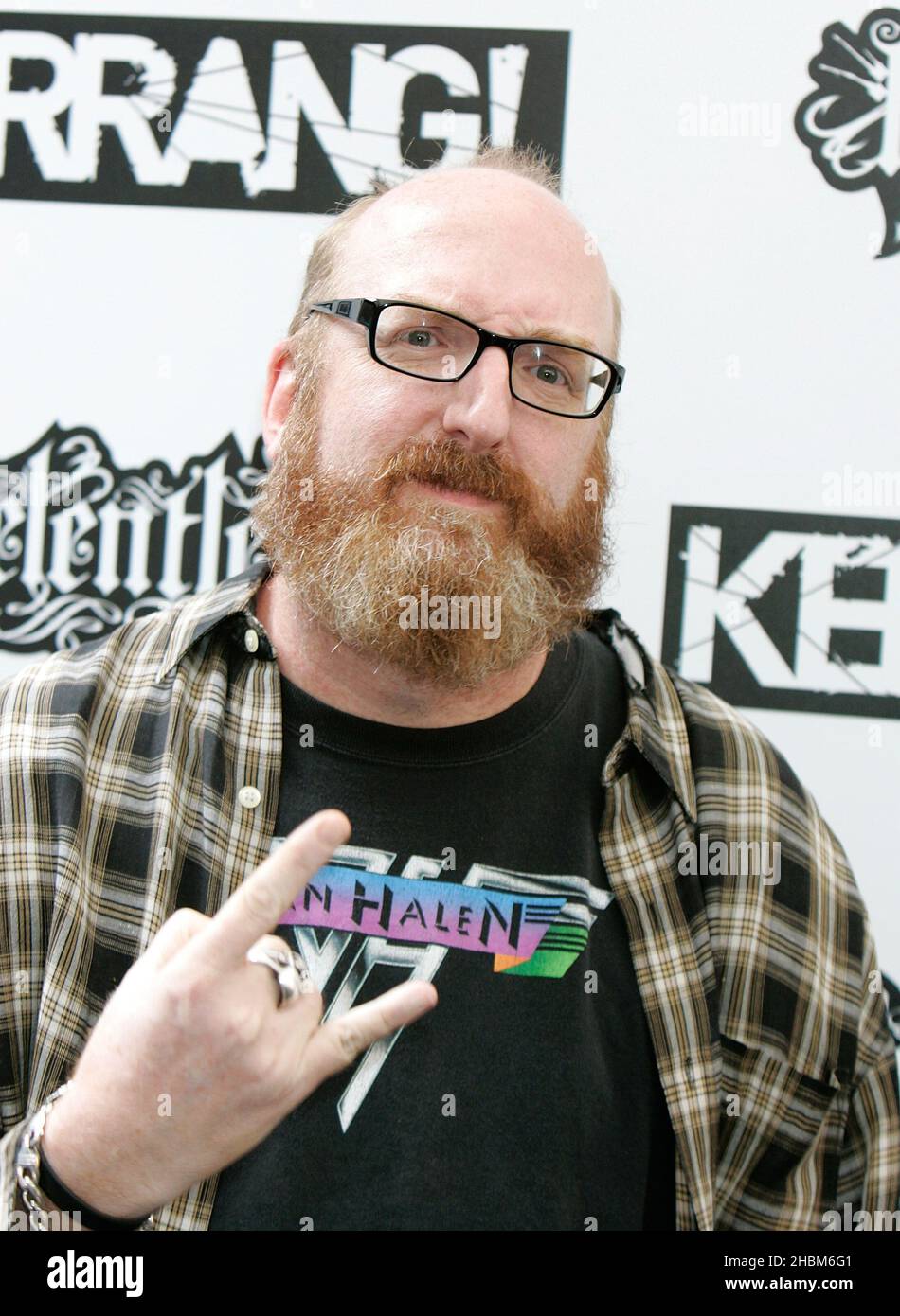 Brian Posehn at the The Relentless Energy Drink Kerrang! Awards at The ...