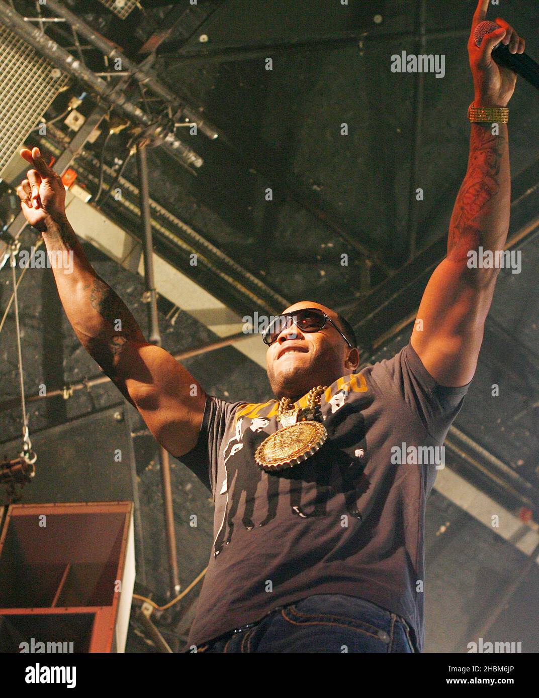 Flo rider on stage performing at heaven hi-res stock photography and ...