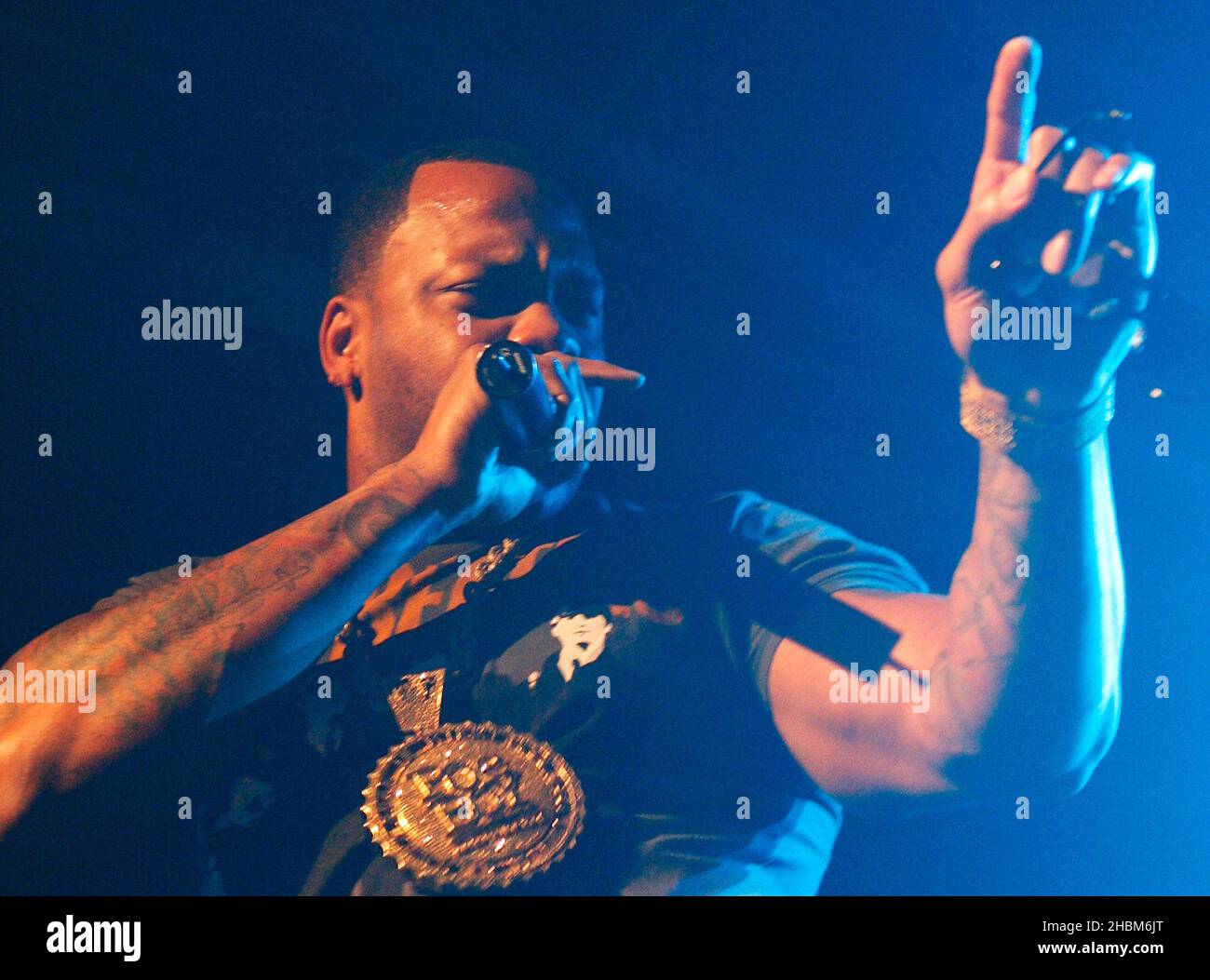 Flo Rider on stage performing at Heaven, London Stock Photo - Alamy