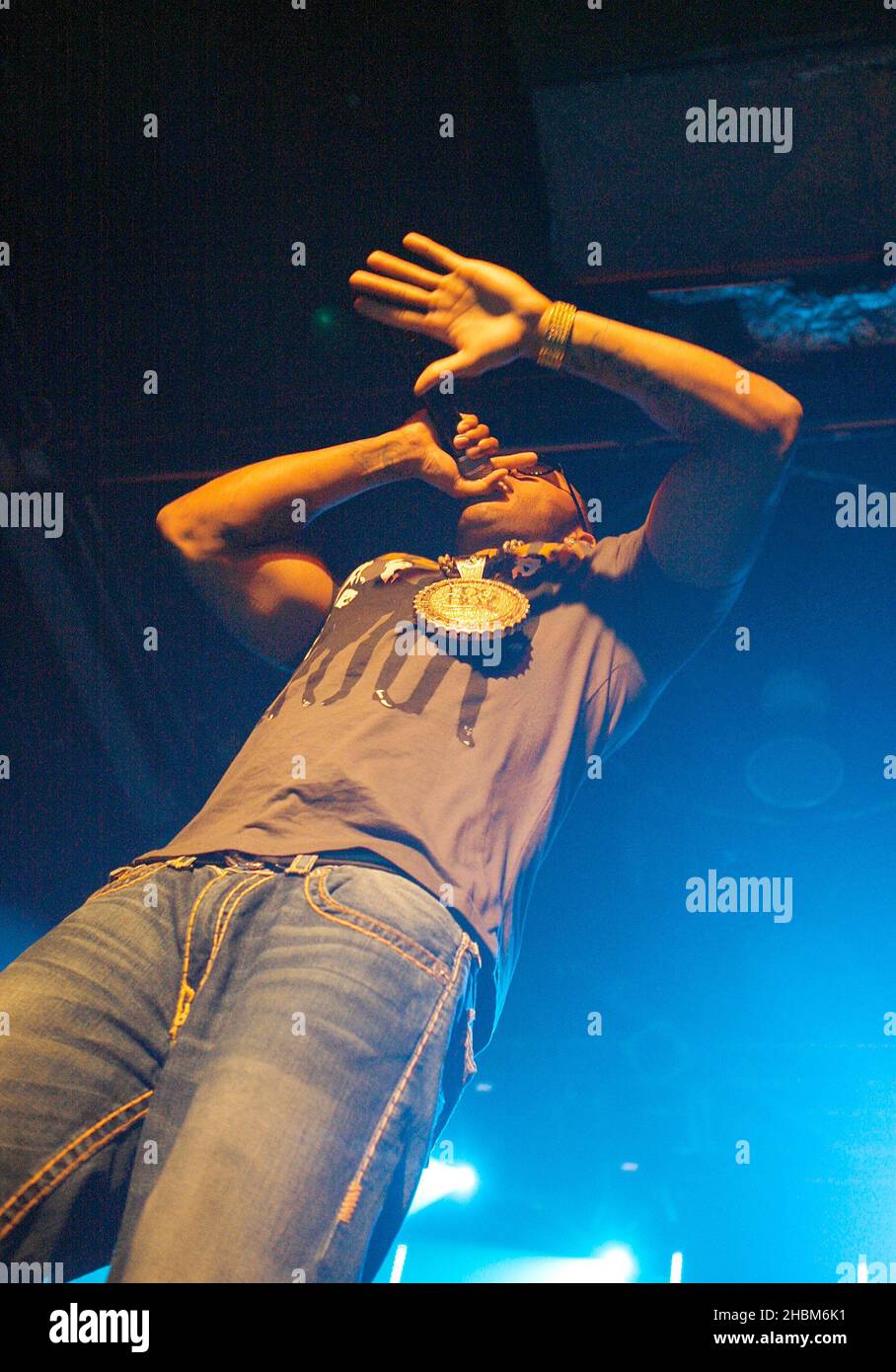 Flo Rider on stage performing at Heaven, London Stock Photo - Alamy