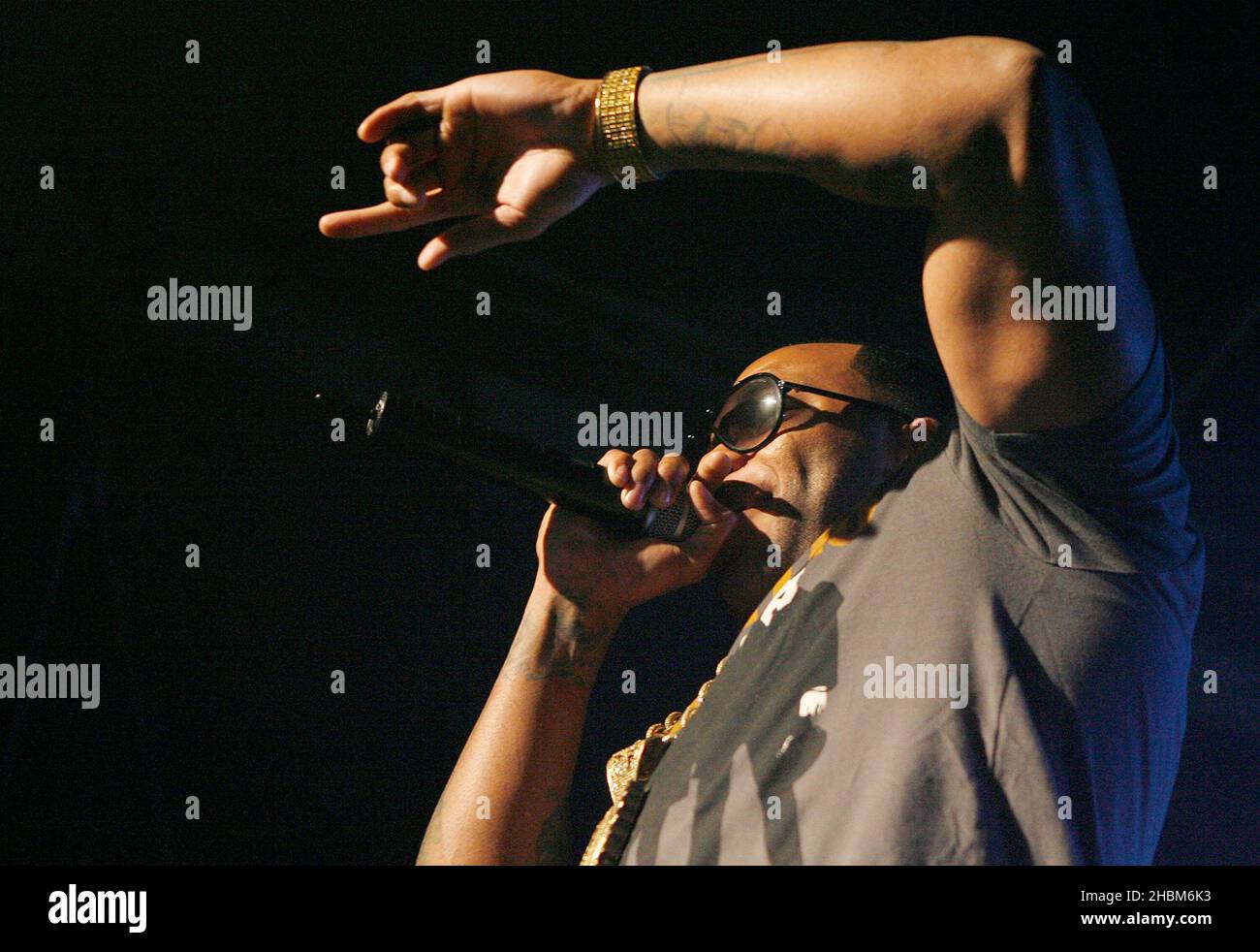 Flo Rider on stage performing at Heaven, London Stock Photo - Alamy