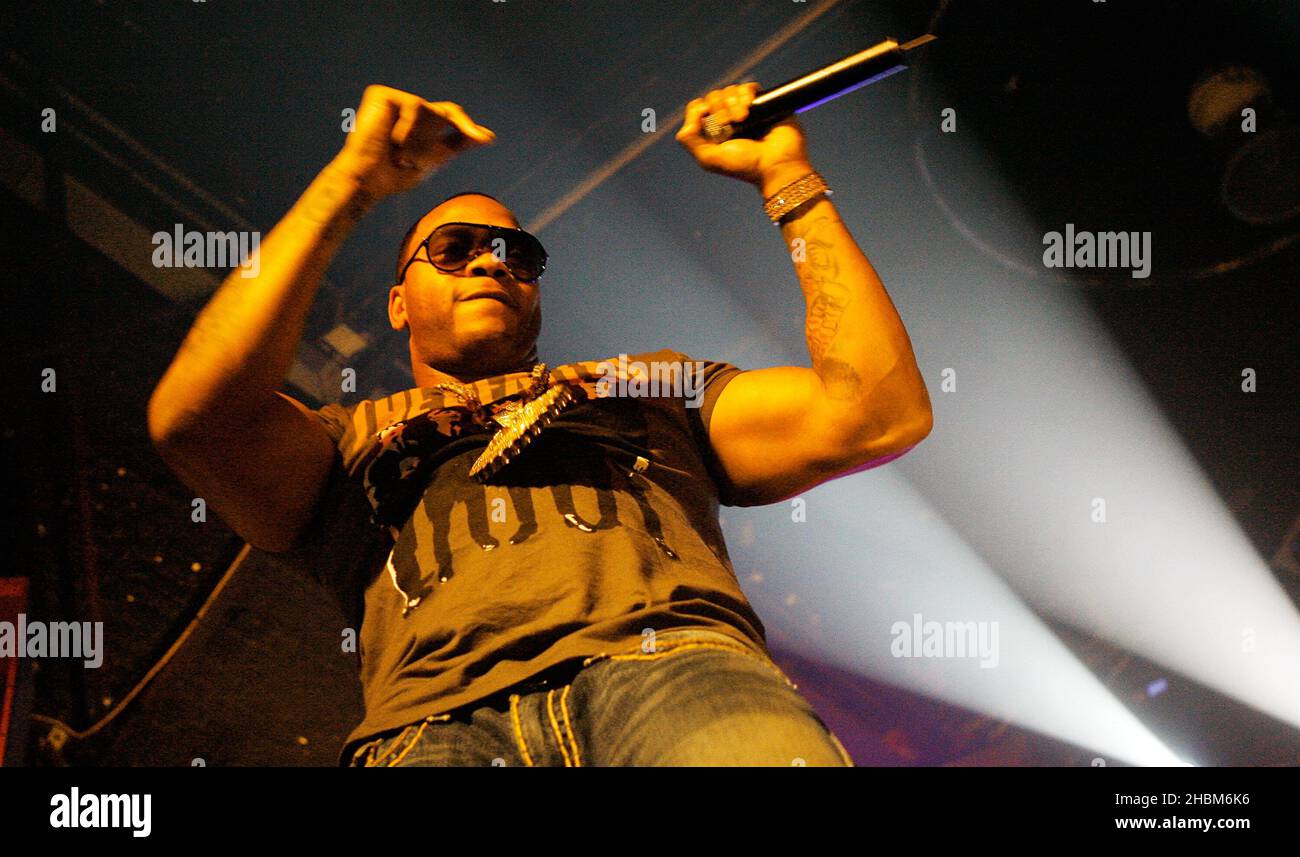 Flo Rider on stage performing at Heaven, London Stock Photo - Alamy