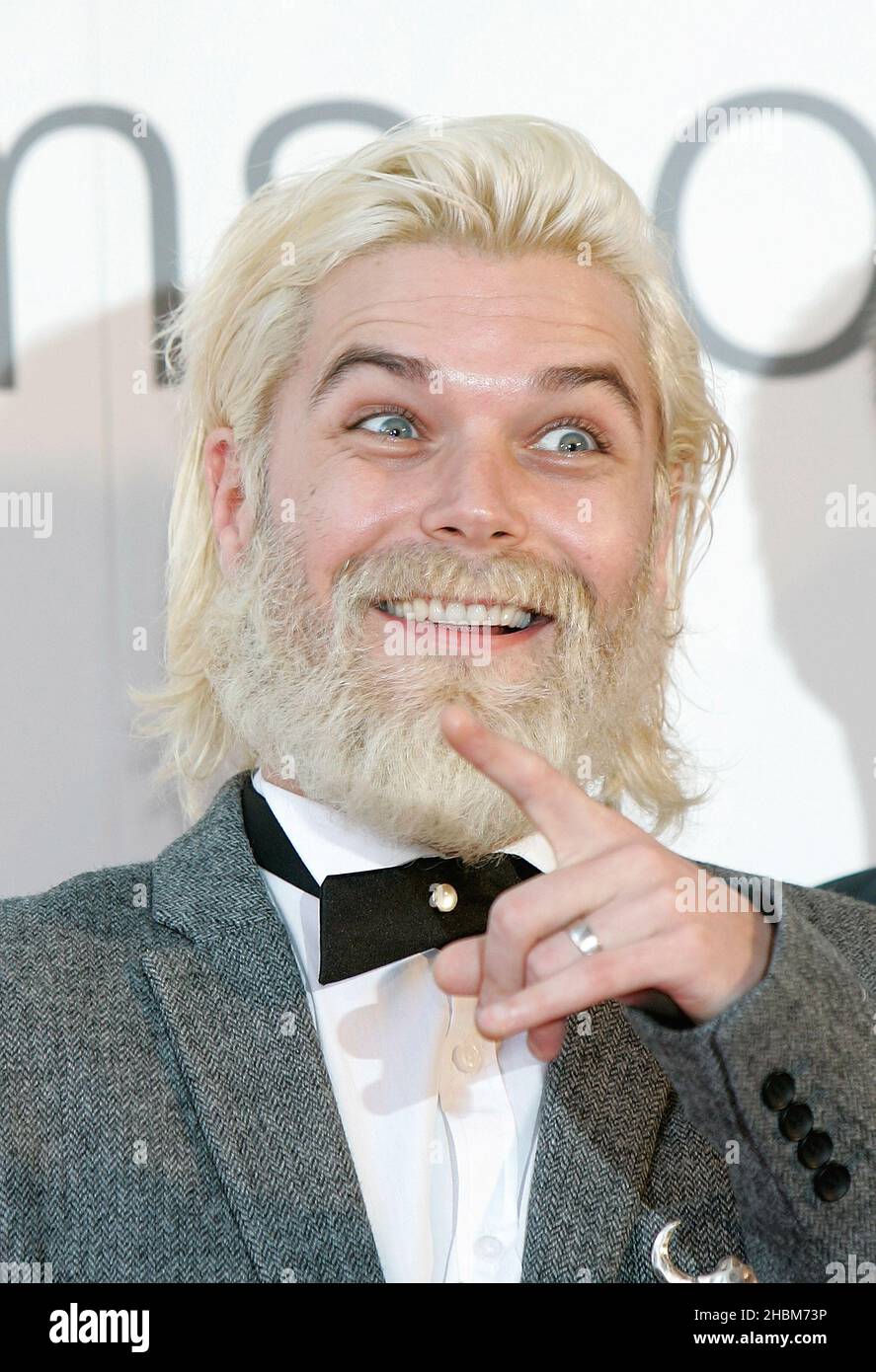 Simon Neil of Biffy Clyro arrives at the Barclaycard Mercury Prize ...