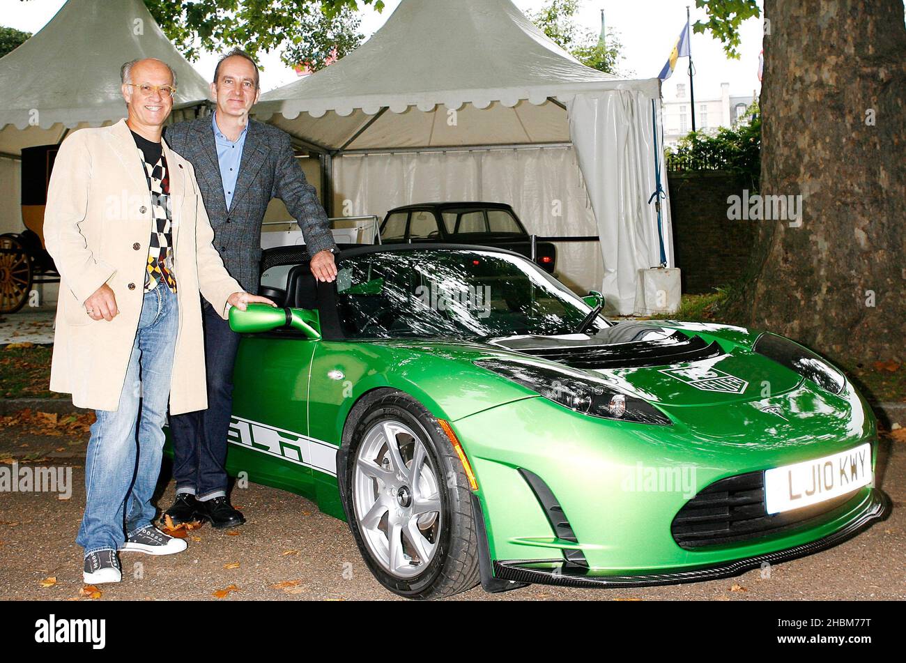 Roger Saul and Kevin McCloud at the 'A Garden Party to Make a ...