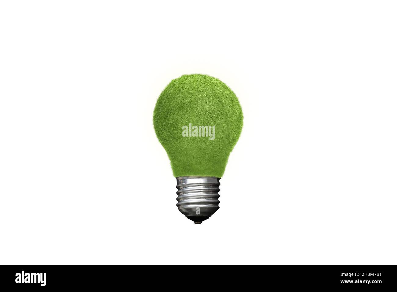 Grass bulb isolated over white background Stock Photo - Alamy