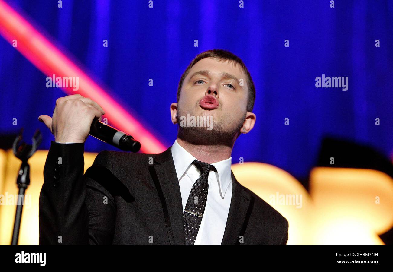 Ben Drew of Plan B performs live on stage during the Orange Rockcorps ...