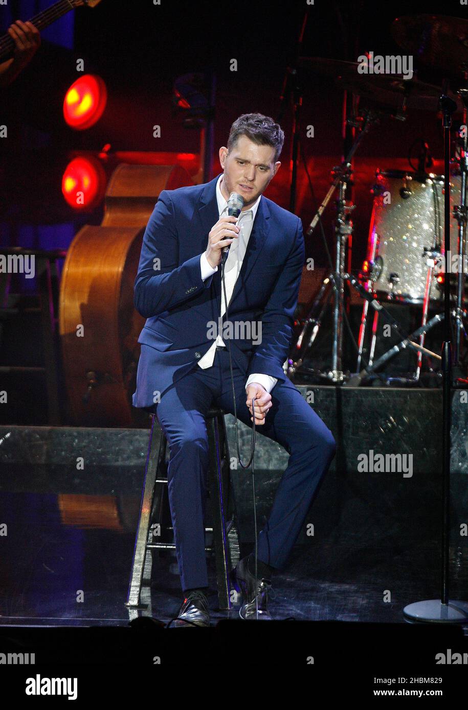 Michael Buble performs live in concert at Wembley Arena in London Stock ...