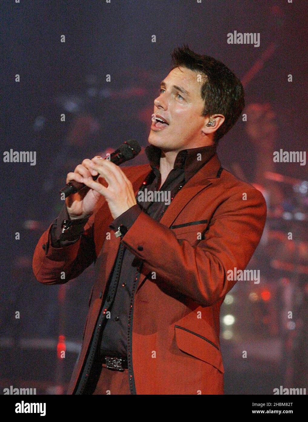 John Barrowman performs on stage at the Royal Albert Hall in London ...