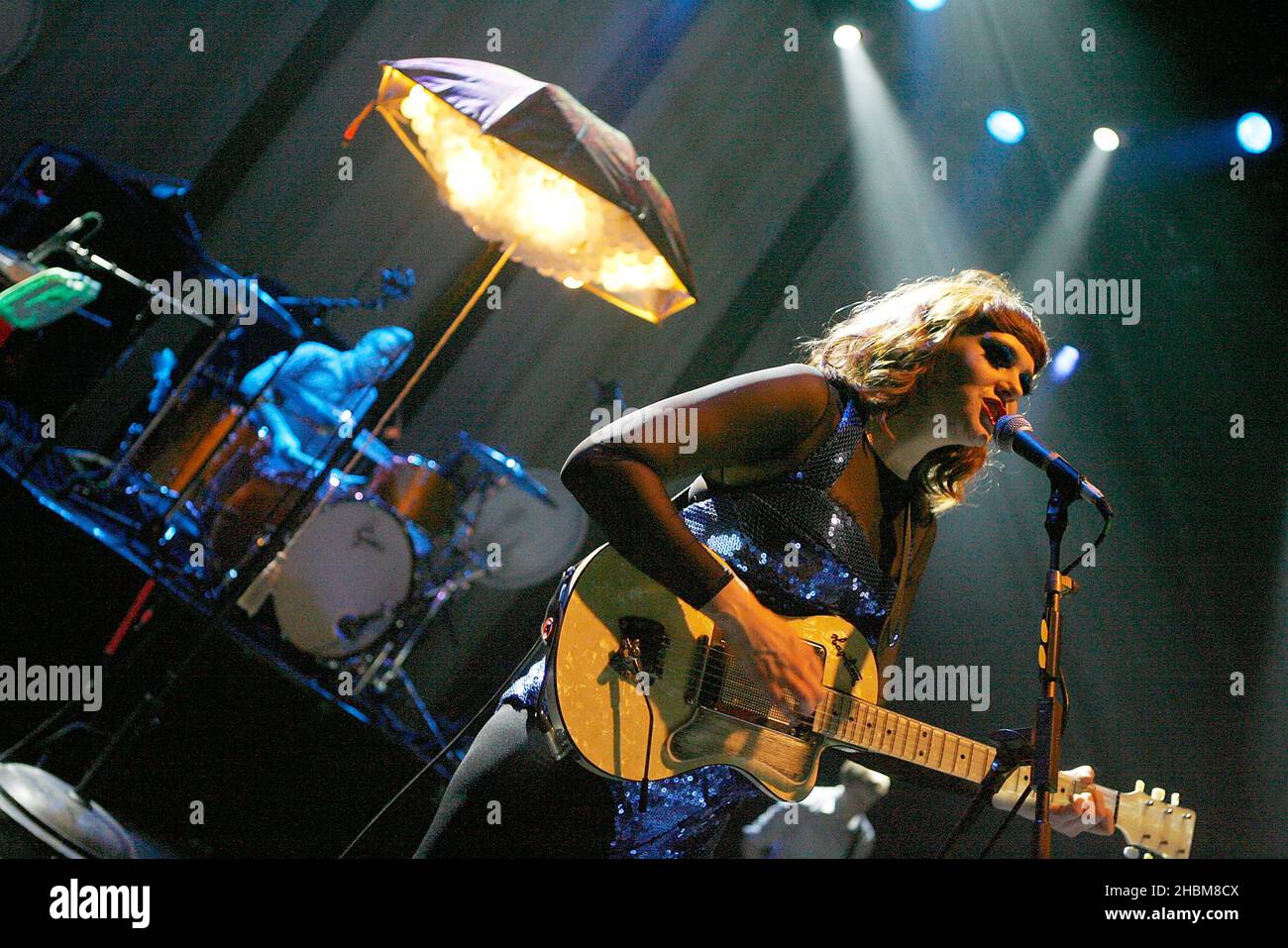 Kate Nash performs at the 02 Shepherd's Bush Empire, London Stock Photo ...