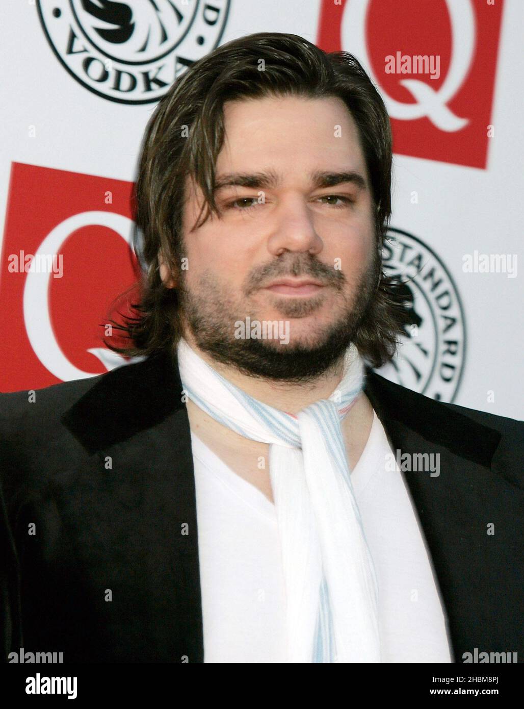 Matt Berry arrives at the Q Awards in London on October 25, 2010 Stock ...