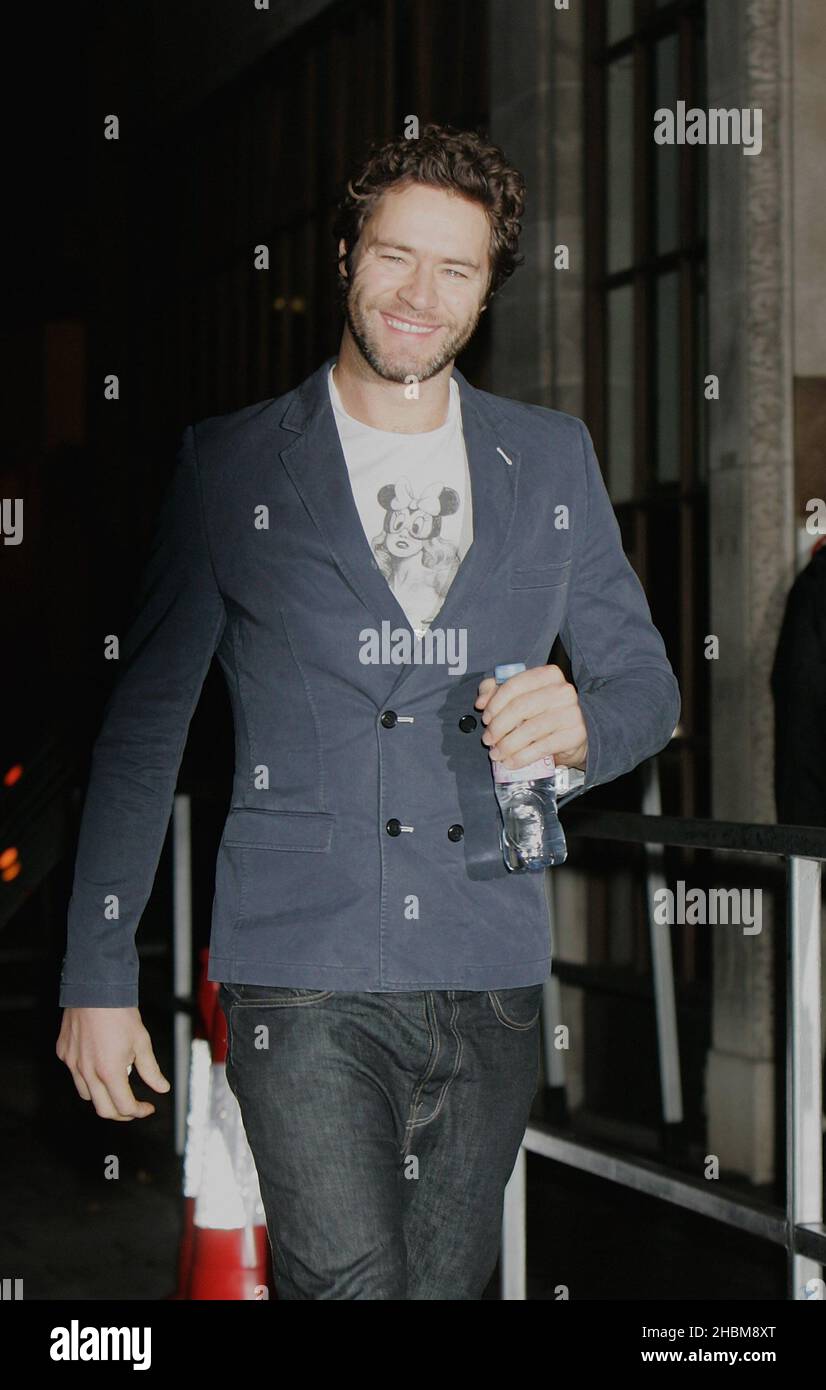 Howard Donald of Take That arrives for Chris Moyles Interview at BBC ...