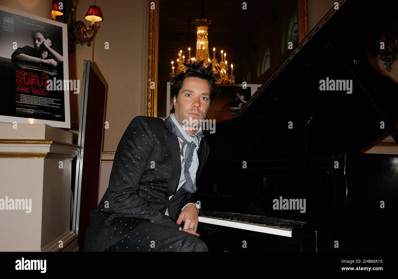 Rufus Wainwright promotes his 'House of Rufus' at the Royal Opera House ...