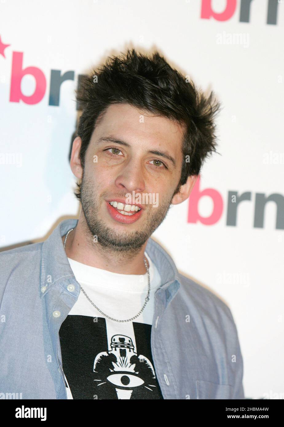 Elliot John Gleave of Example poses backstage at the BRMB Show in ...