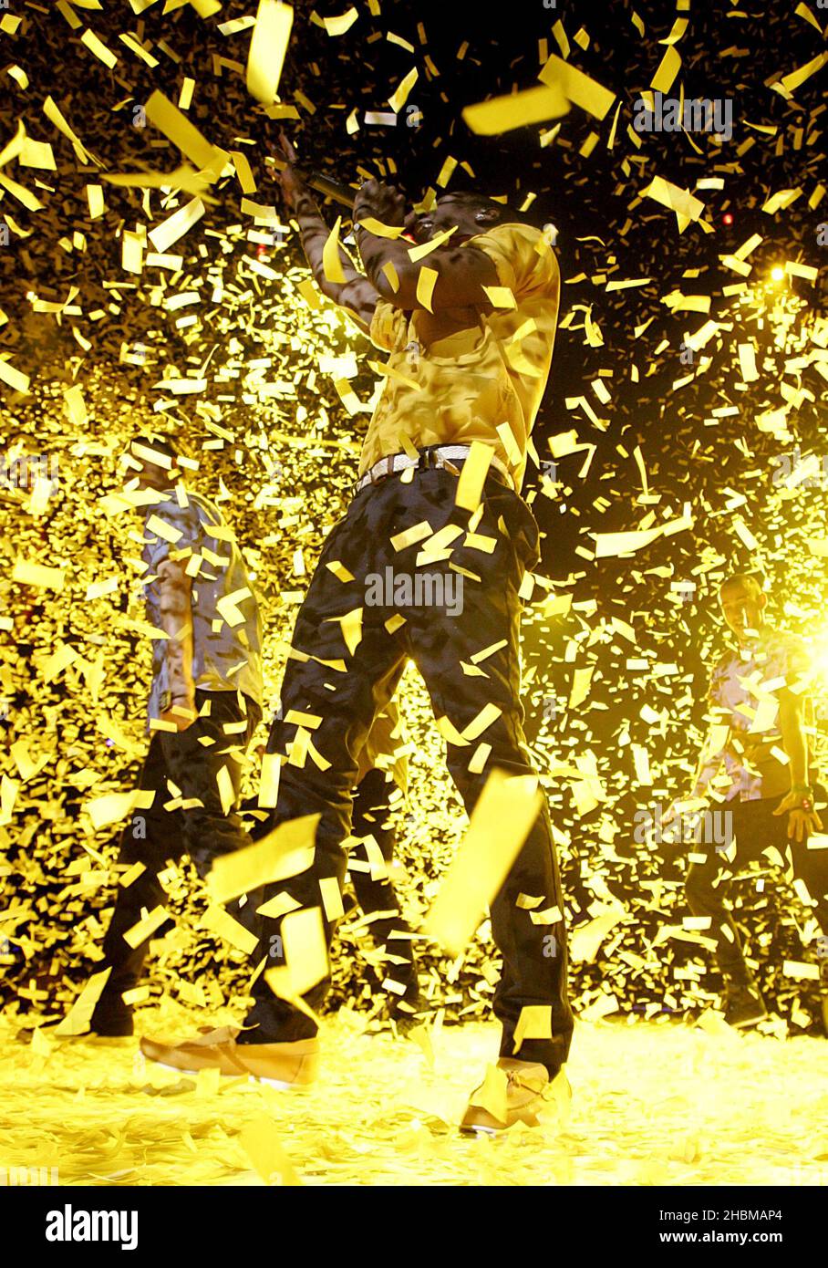 Labrinth on stage during Capital FM's Jingle Bell Ball at the O2 Arena ...