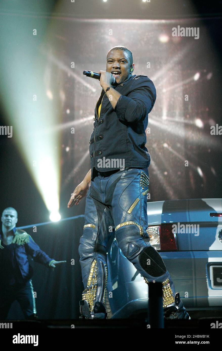 JB Jonathan Gill of jLS performs on stage at the 02 Arena, London Stock ...