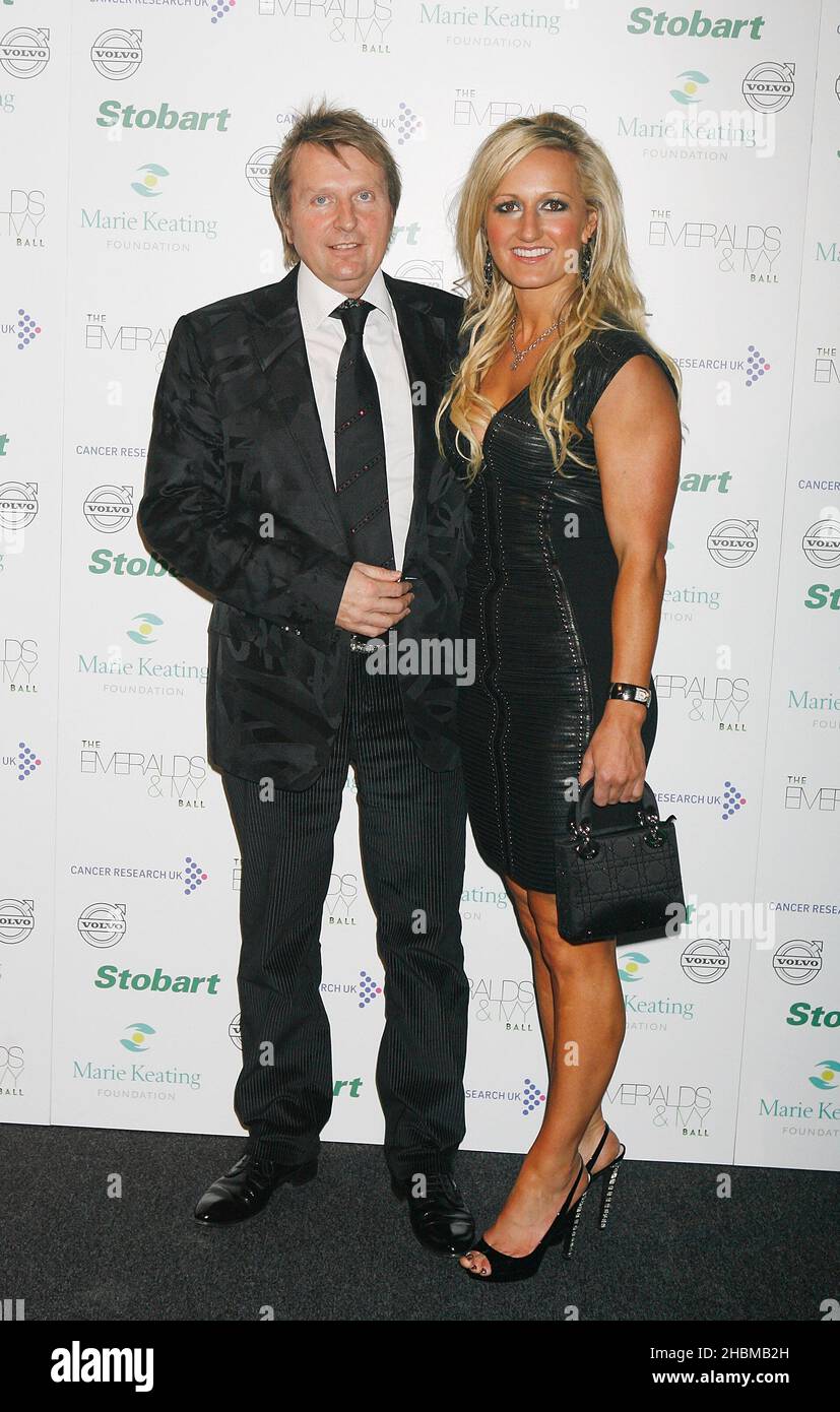 Eddie Stobart attends the Ronan Keating's Emeralds and Ivy Ball in aid ...