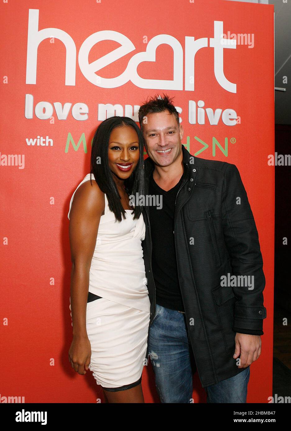 Alexandra Burke and Toby Anstis at Heart Music Live at the Natural ...