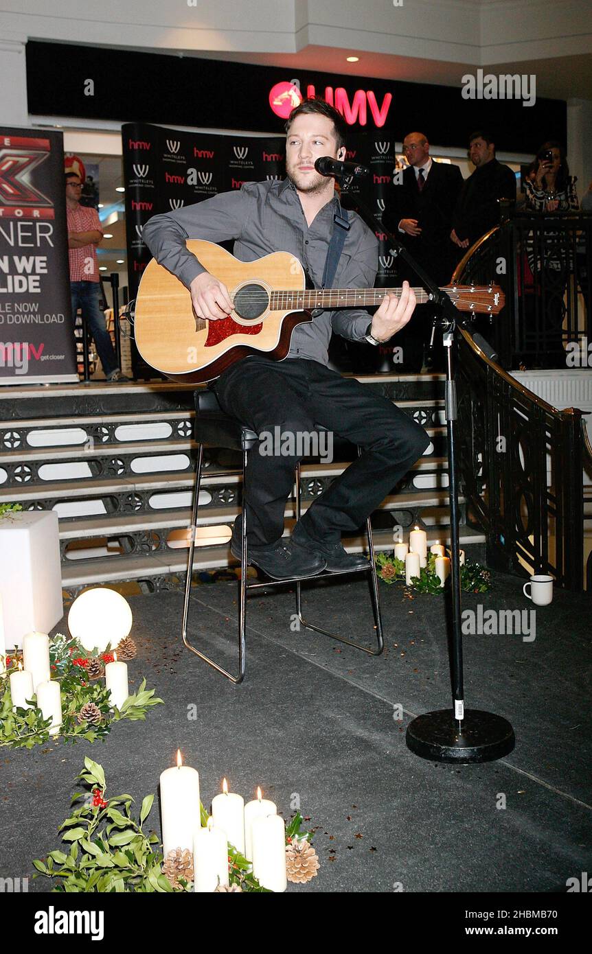 X Factor Winner Matt Cardle performs and signs copies of his debut CD ...