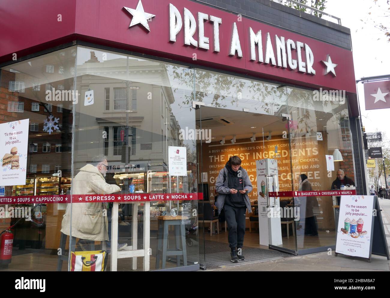 London, UK. 20th Dec, 2021. Pret A Manger has been bombarded with ...