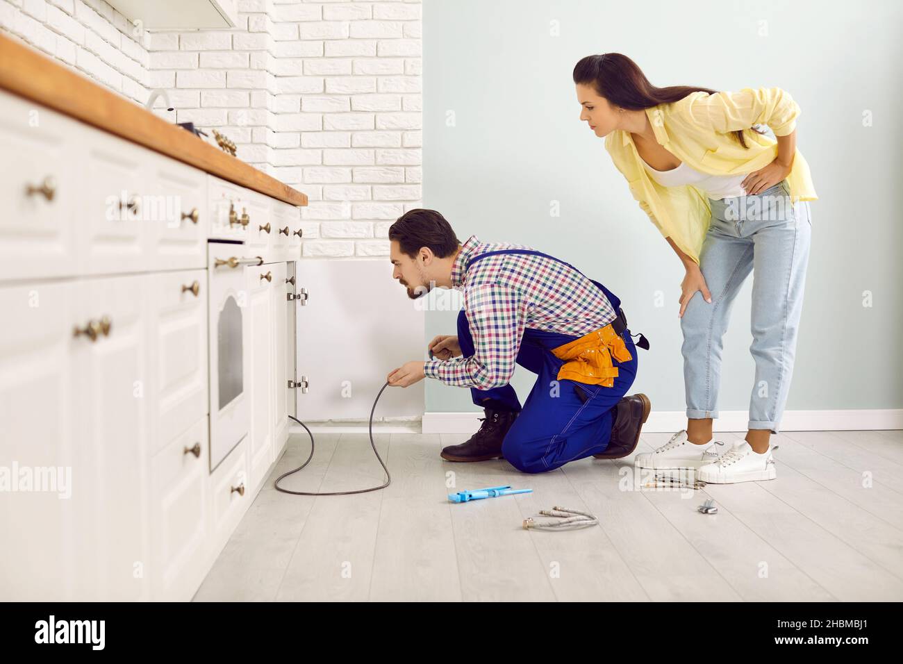 Floor drain in commercial kitchen hi-res stock photography and images ...