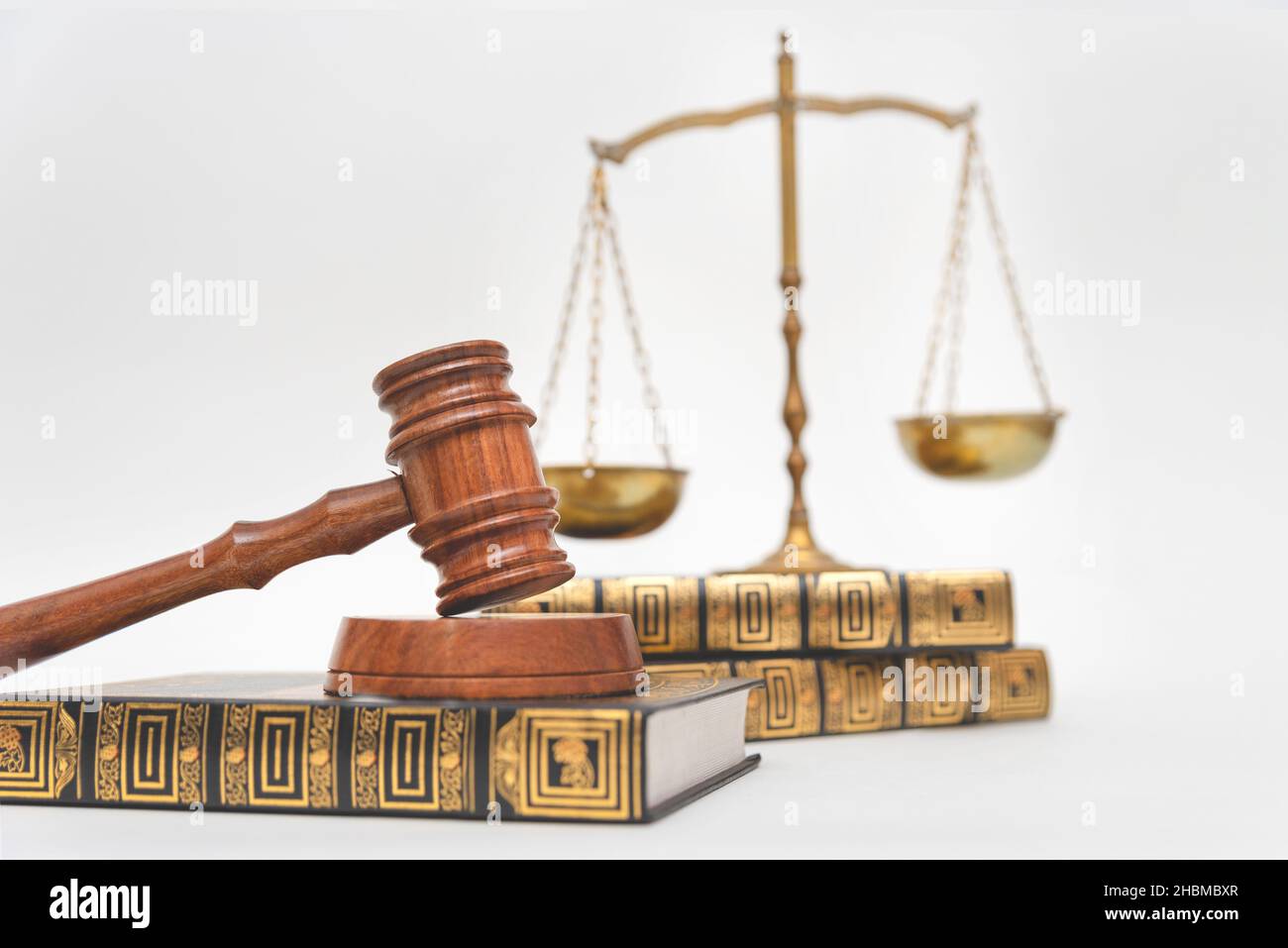 Weight scale and gavel. Legal, law and justice concept Stock Photo - Alamy