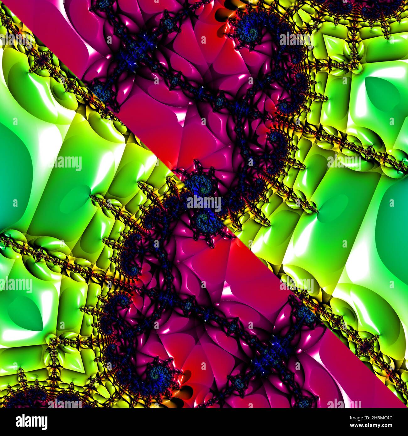 Abstract Computer generated Fractal design. A fractal is a never-ending ...
